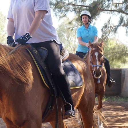 Horse Ride in a friendly atmosphere with pleasant surroundings ...
